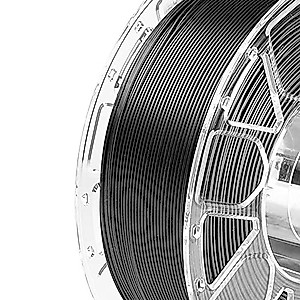 Creality Official PLA 3D Printer Filament, 1 KG Spool (2.2lbs), Dimensional Accuracy +/- 0.03 mm, 1.75mm, Fit Most FDM Printer (Black)