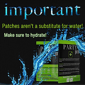 HANGOVER HACK Party Pro Party Flush Patch - Clear, Individual Party Smart Patches. Celebrate with Our Trusted Patch