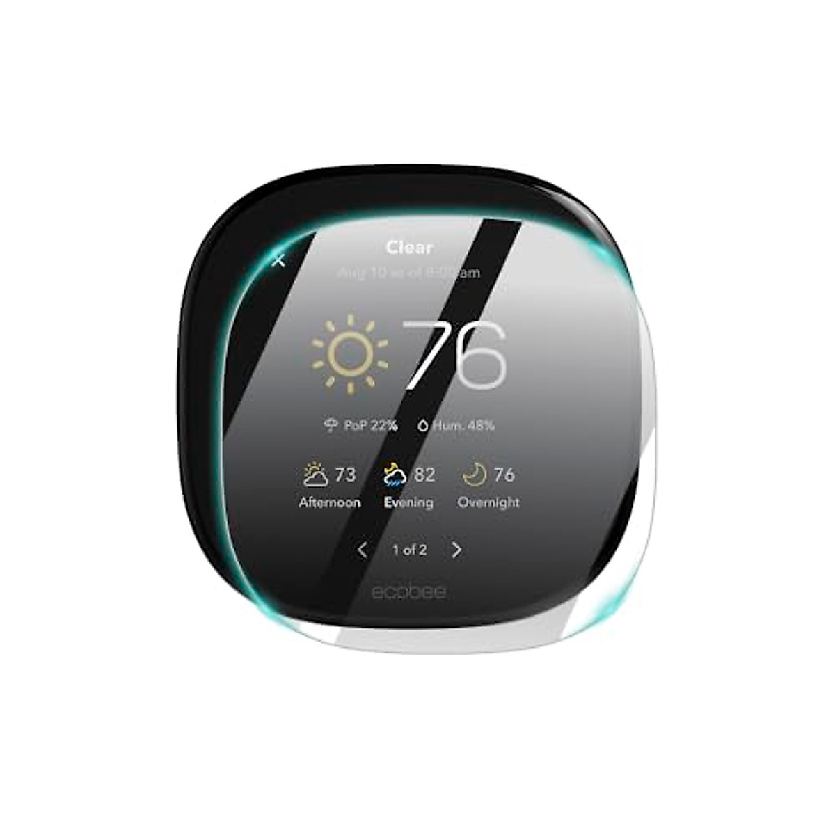 IPG ProActive Made for Ecobee Smart Thermostat Premium/Enhanced Touchscreen Display 9H Hardness Screen Protector Nano Ceramic Film Ultra Responsive for Ecobee