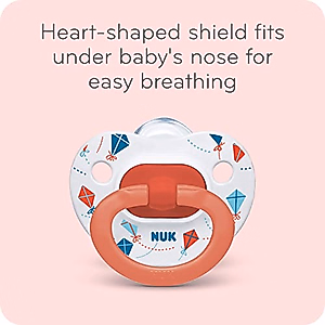 NUK Orthodontic Pacifier Value Pack, Boy, 6-18 Months, 3-Pack
