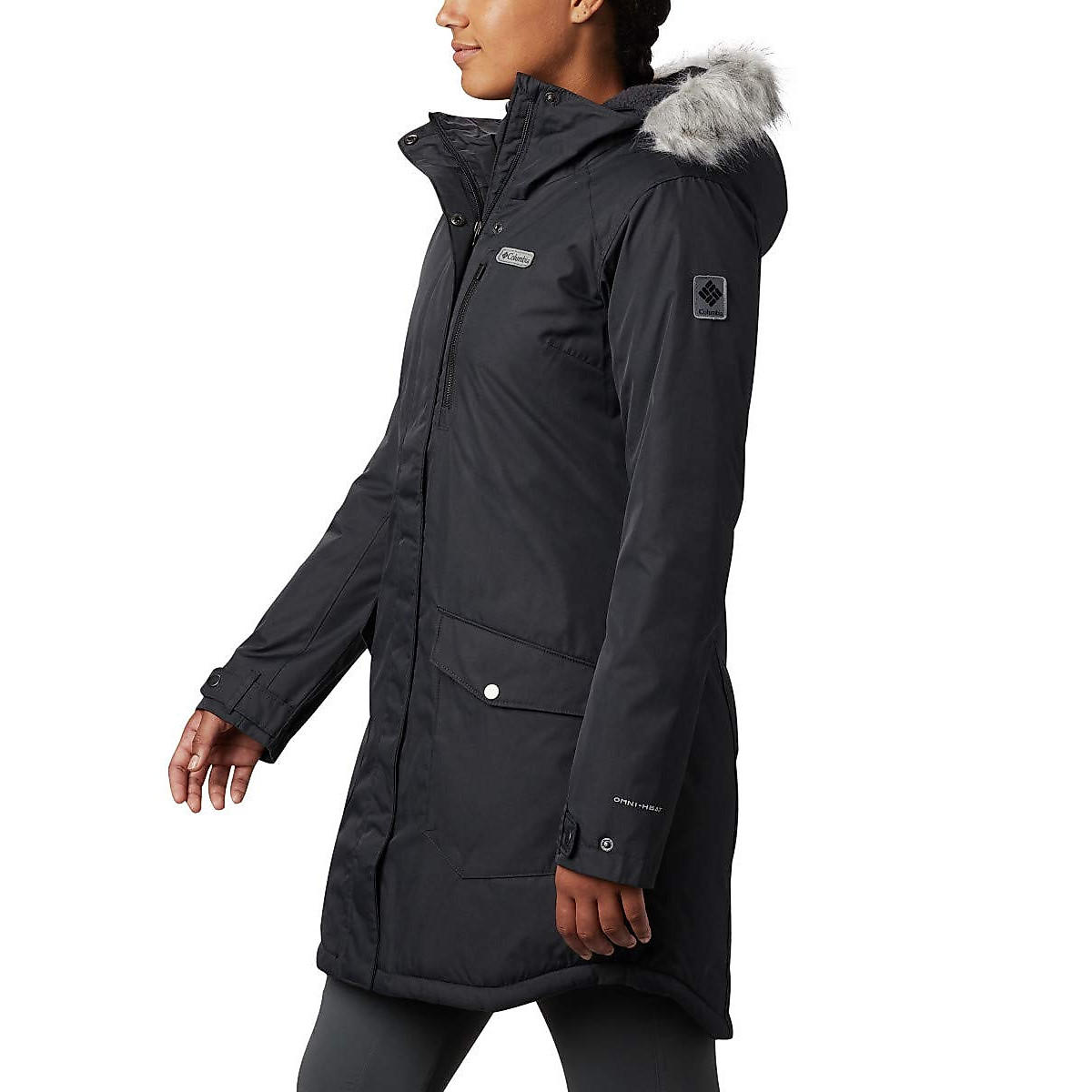 Columbia Women's Suttle Mountain Long Insulated Jacket, Black, XX-Large
