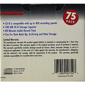 Memorex 700 MB 40x CDR (75-Pack)