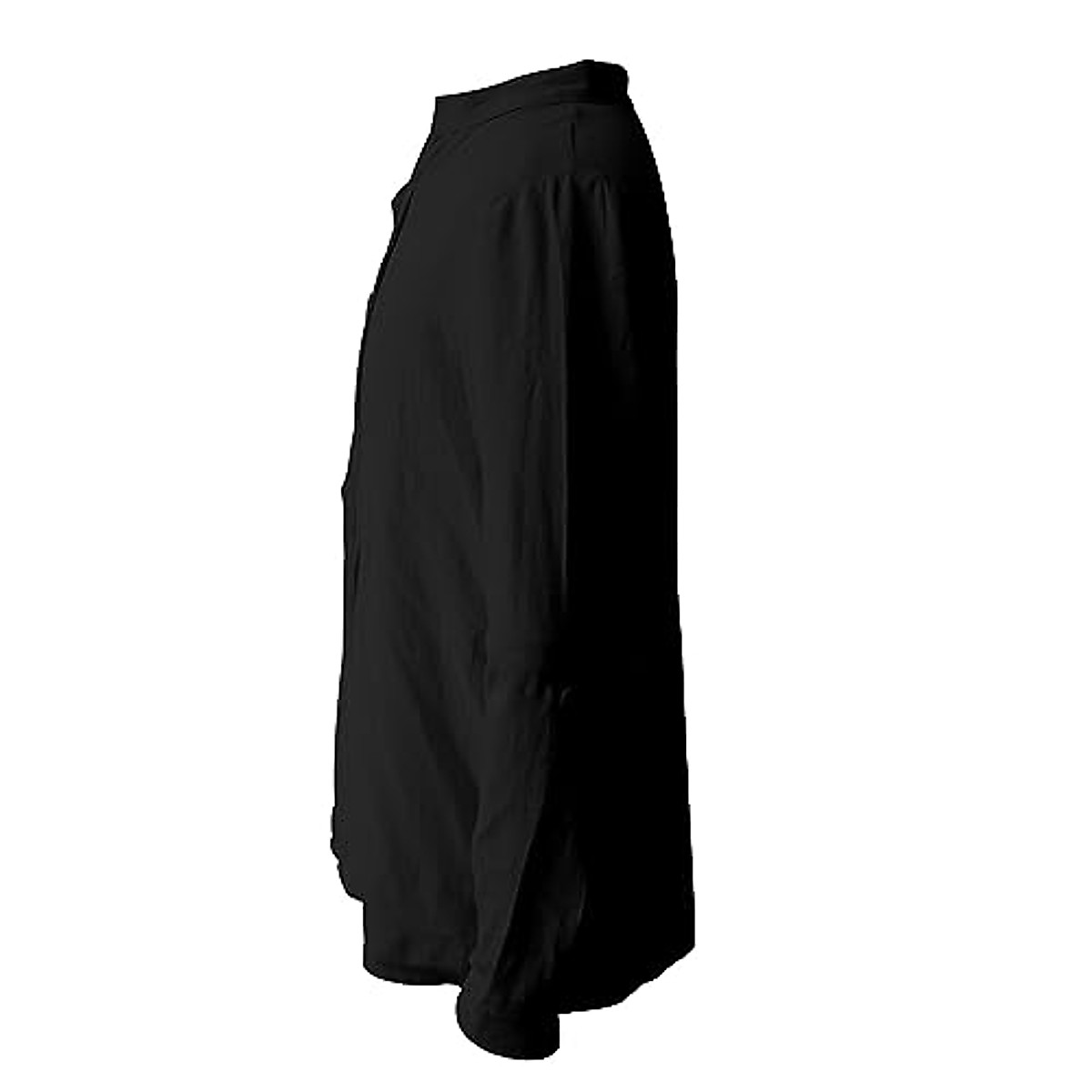 ATTBEA Mens Pirate Renaissance Costume Pirate Shirt Long Sleeves Medieval Viking Gothic Celtic Pirate Vest for Unisex Halloween Costume