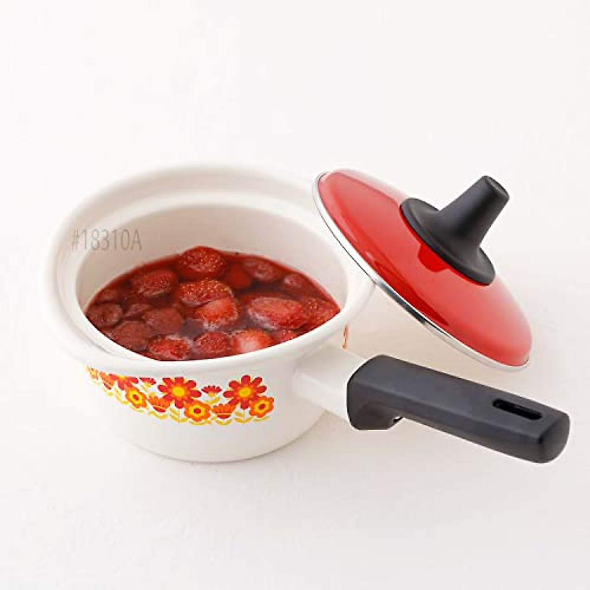 Fuji Horo FJ-14M SF Milk Pan, 5.5 inches (14 cm), Memories Sunflower