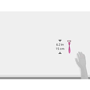 Schick Intuition f.a.b. Razor, Effortless Shaving for Women, 1 Handle and 2 Razor Blade Refills