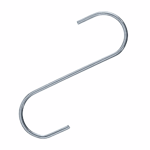 Heavy Duty S-Hooks for Hanging – Comes in 1 3/4 Inch – Stainless Steel Finish (5 Pack)