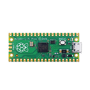 GeeekPi Raspberry Pi Pico Kit Flexible Microcontroller Mini Development Board,Based on The Raspberry Pi RP2040,Dual-Core ARM Cortex M0+ Processor,Running up to 133 MHz, Support C/C++ / Python