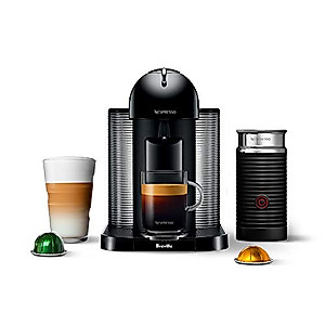 Nespresso Vertuo Coffee and Espresso Machine by Breville, 5 Cups, Black