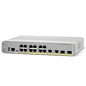 Cisco WS-C3560CX-12PD-S Catalyst 3560-CX 12 Port PoE 10G Uplinks IP Switch (Certified Refurbished)