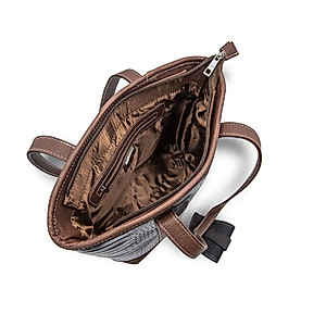 Goson Premium Crocodile Embossed PU Faux Leather Concealed Carry Purse Tote