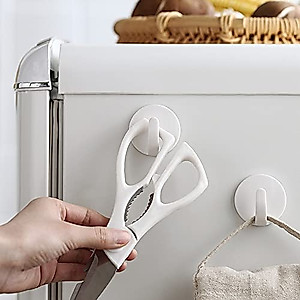 zengyisi 2pcs Magnetic Hooks for Refrigerator Kitchen Classroom, Pack of 2 Magnetic Hooks Heavy Duty, Super Strong Metal Hooks Magnetic for Storage Organization Grill Bathroom Home