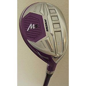 Womens Golf Club Set Complete - Driver, Fairway Wood, Hybrid, Irons Putter & Stand Bag Purple Color Ladies Right Handed