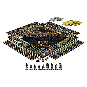 Monopoly: The Lord of The Rings Edition Board Game Inspired by The Movie Trilogy, Family Games, Ages 8 and Up (Amazon Exclusive)