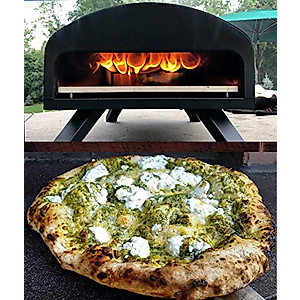 Bertello Outdoor Pizza Oven + Pizza Peel + Weatherproof Cover + Therm - Combo