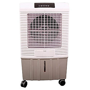 Hessaire MC26A Portable Evaporative Cooler, Humidifier, 2100 Cubic FPM, Cools 700 Sq. Ft., 2.5 GPH, White. For Garages, Shops, Patios, Pools, Workshops, Includes Remote Control for Ease of Operation