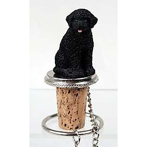 Portuguese Water Dog Bottle Stopper