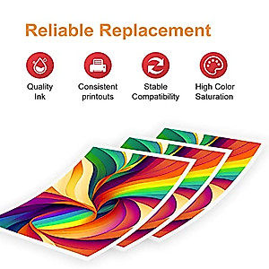 EZUZ Remanufactured Ink Cartridge Replacement for HP 63XL 63 XL Combo Pack for HP OfficeJet 3830 4650 5255 Envy 4520 Printer (1 Black 1 Tri-Color)