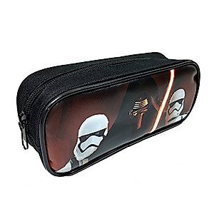 Disney Star Wars "The Force Awaken" Kylos and Storm Trooper Black Pencil Case Pouch Bag