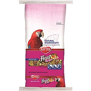 Kaytee Fiesta Big Bites with Natural Colors Macaw Food, 10 lbs.