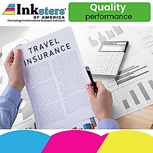 Inksters of America Remanufactured Extra High Yield Metered Toner Cartridge Replacement for Xerox 106R02742