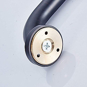 ELLO&ALLO Oil Rubbed Bronze Bathroom Shower Grab Bar, Home Care Bath Handrail (12 Inch)