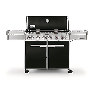 Weber Summit E-670 6-Burner Liquid Propane Grill, Black