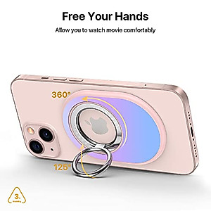 andobil Magnetic Phone Grip Bling & Pink