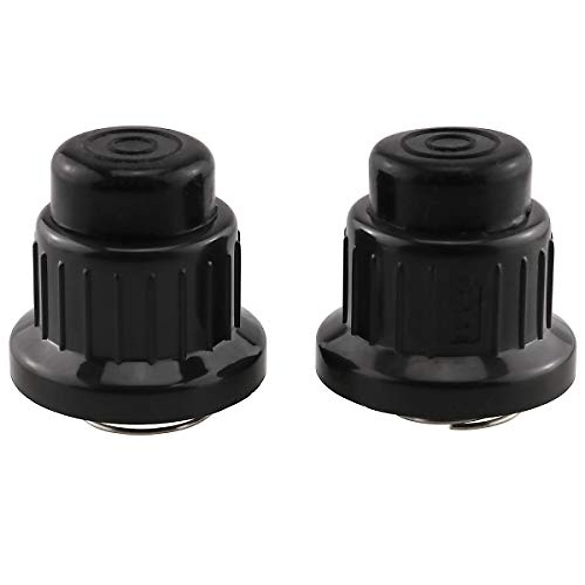 E-outstanding AA Push Button Igniter Switch 2PCS Black Universal Gas fire Pit AA Battery Pulse igniter Push Button Switch Replacement Cap