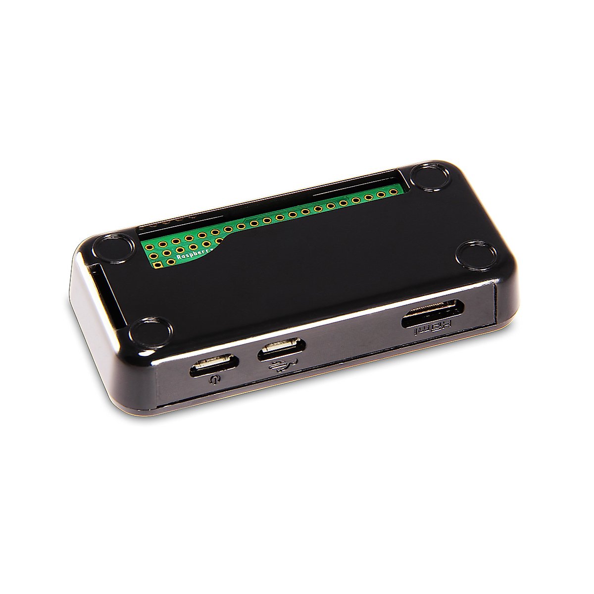 Raspberry Pi Zero W Basic Starter Kit- Black Case Edition-Includes Pi Zero W -Power Supply & Premium Black Case