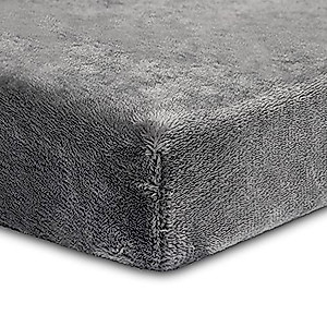 Standard Crib Bedding Set - Toddler Bed 52x28 - Crib Bedding Set Girl - Baby Bedding Crib Set Boy - Nursery Bedding Set - Crib Comforter Set - Set of 3 Baby Bedding Set. (Grey)