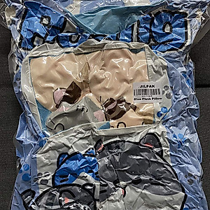 JILPAK Plush Pillow Throw Pillow, Removable Fluffy Animal Dolls, Soft Animals Doll Toy Pillow, Gifts Plush Cotton Stuffed Animal Pillow for Girls Kids