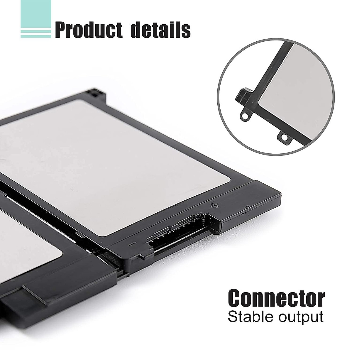 BOWEIRUI 93FTF D4CMT Laptop Battery Replacement for Dell Precision 15 3520 3530 Latitude 5280 5480 5580 5590 5490 5288 5290 5488 E5280 E5580 E5490 E5590 E5480 E5290 Series 4YFVG 83XPC 083XPC DJWGP