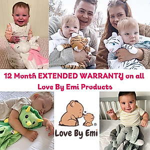 Newborn Gift - White Noise & Lullaby Plush Lovey Helps Speed up Pre-Sleep Calming Routine - Reduce Night Wakeups – More Quality Sleep for Mom – Baby Gift Newborn - Toddler Toy