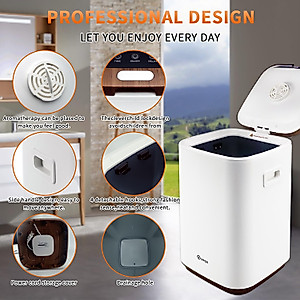 Qumox Towel Warmer Bucket, Large Towel Warmer with 3 Heating Modes, Heat Time 20/40/60 Min Adjustable, Auto Shut Off and Up to 24 Hour Delay Timer, Towel Heater for Oversize Bathrobes Blankets