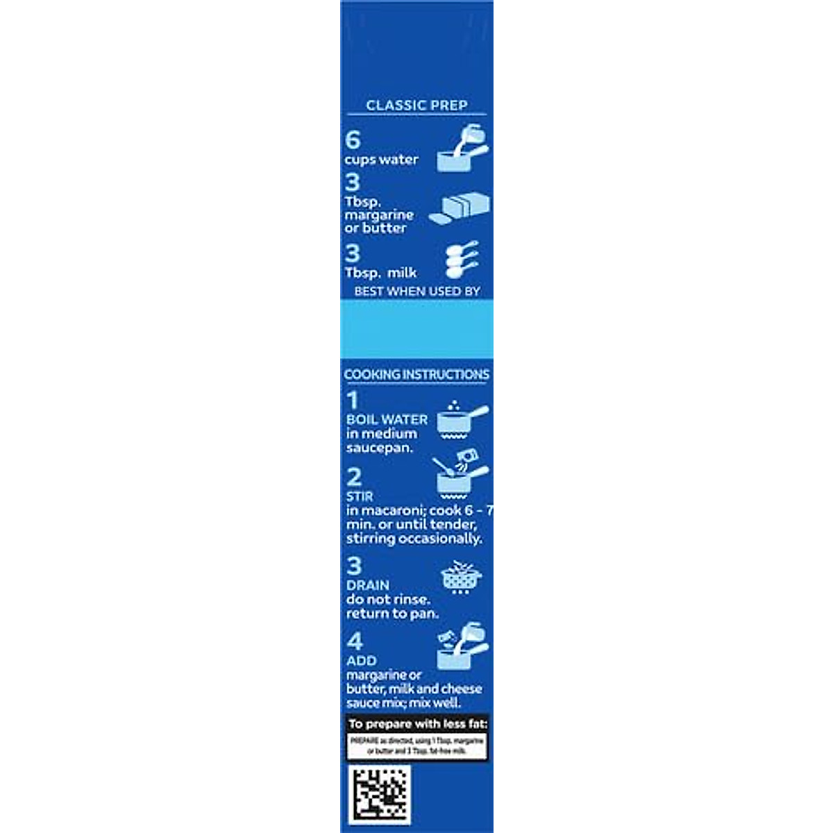 Kraft Original Macaroni & Cheese Dinner with Cauliflower Added to the Pasta (5.5 oz Box)