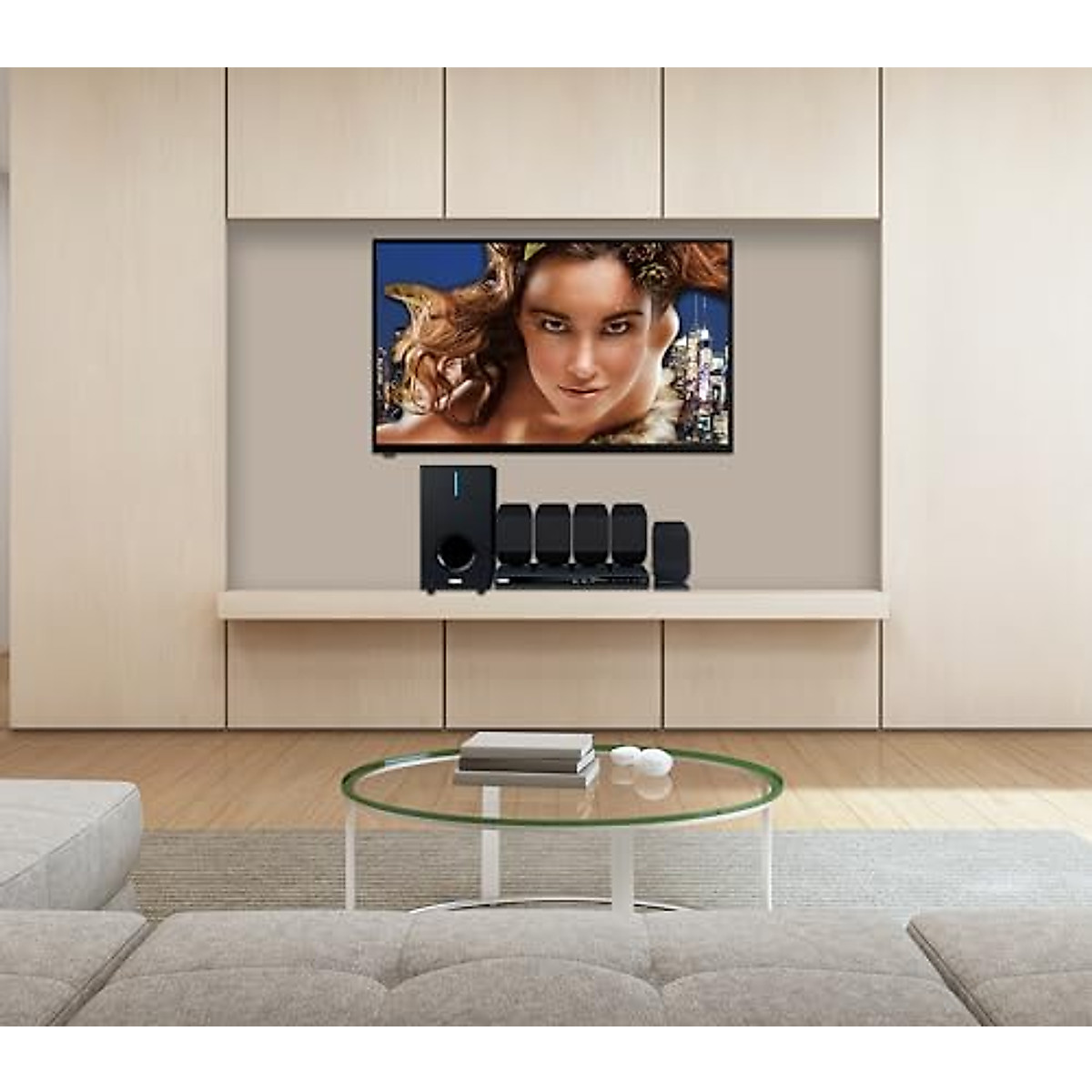 Naxa Electronics ND-864 5.1 Channel High-Powered Home Theater DVD & Karaoke Speaker System