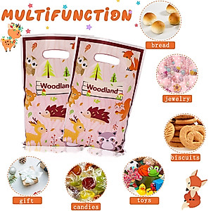 Acehome 30 Pcs Spider Blue Party Gift Bags, Plastic Hero Goodies Bags with Handle Treat Candy Snack Bags Party Favor Fillers Supplies for Birthday Christmas Halloween Decorations