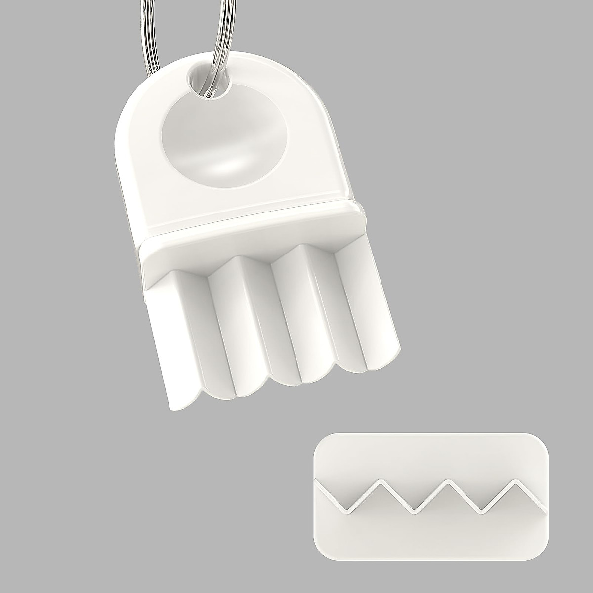 Engorgio Paper Towel Dispenser Key Universal Toilet Paper Dispenser Key Compatible for Paper Towel and Toilet Paper Dispensers Replacement Hard Plastic Waffle Toilet Paper Dispenser Key (5 pcs)