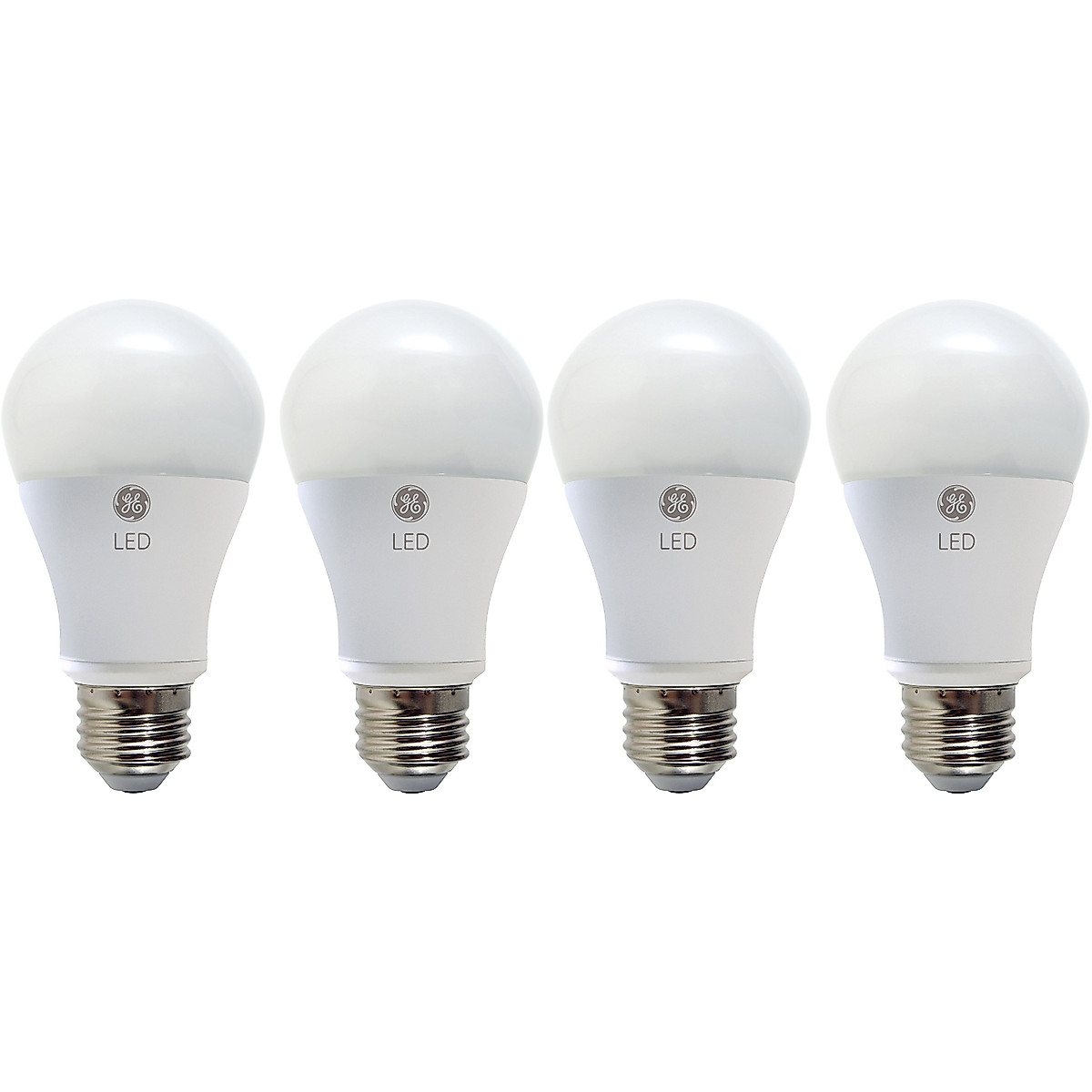 GE Lighting 67615 LED A19 Light Bulb with Medium Base, 10.5-Watt, Soft White, 4-Pack, 4 Count (Pack of 1)