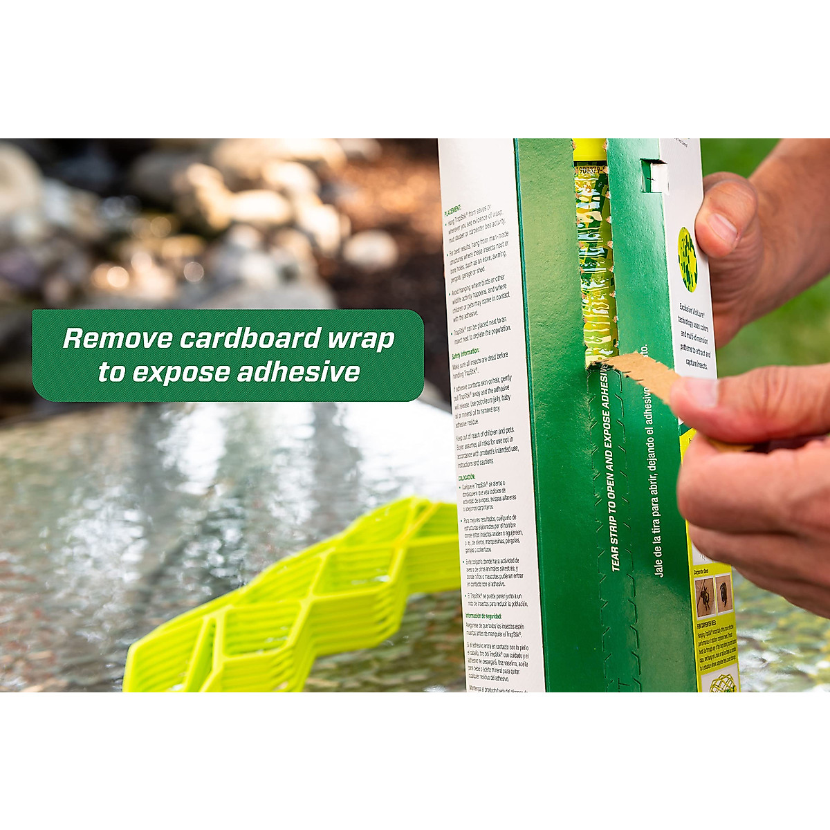 RESCUE! TrapStik for Wasps, Mud Daubers, Carpenter Bees