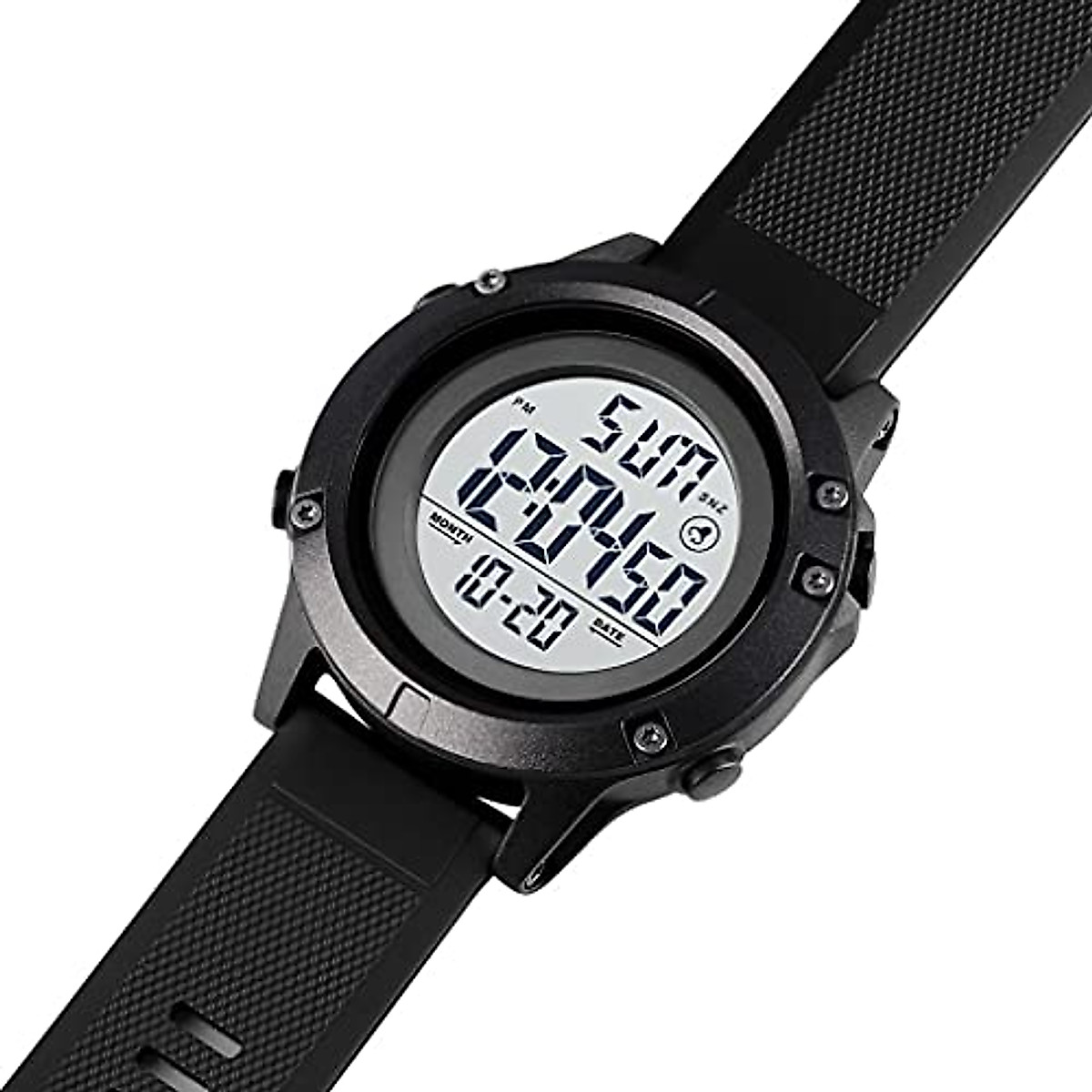 CKE Men's Digital Sports Watch Large Face Military Waterproof Watches for Men with Stopwatch Alarm