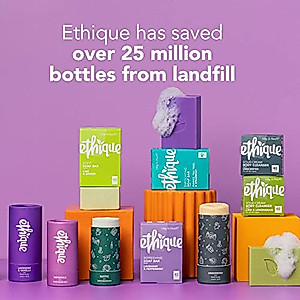 Ethique Botanica Floral Deodorant Stick for Men & Women - Aluminum-Free, Plastic-Free, Vegan, Cruelty-Free, Eco-Friendly, 2.47 oz (Pack of 1)