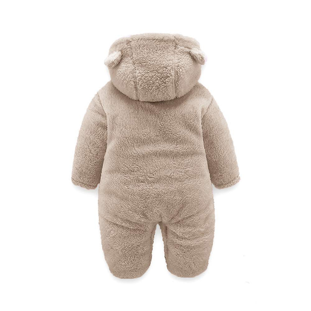 XMWEALTHY Unisex Baby Clothes Winter Coats Cute Newborn Infant Jumpsuit Snowsuit Bodysuits Baby Gifts Girl Boy Khaki M
