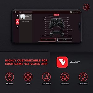 leadjoy 【2022 New Version】 VX2 AimBox Keyboard Mouse Adapter for Xbox One, Xbox Series X/S, Nintendo Switch, PS4, PS5, Game Consoles for FPS, TPS and RTS