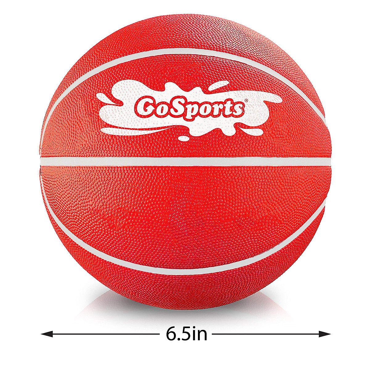 GoSports Swimming Pool Basketballs 3 Pack - Great for Floating Water Basketball Hoops, Choose Red or Blue Pool Basketballs