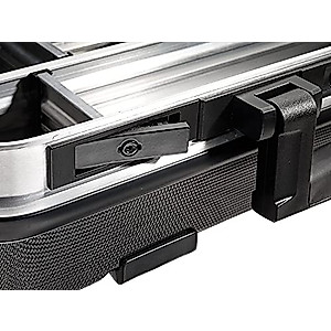 B&W International GO Portable Wheeled Rolling Tool Case Box with Pocket Boards, Black