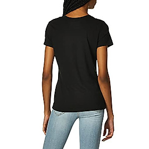 Hanes Women's Short Sleeve V-Neck Graphic T-Shirt