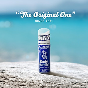 H2Ocean Body Piercing Foam Soap Sea Salt Piercing Aftercare, Gentle Cleansing Moisturizing Soap With Aloe Vera, Alcohol Free, Unscented, Organic, Vegan 1.7oz