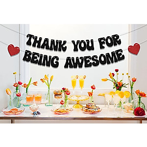 Thank You for Being Awesome Banner We Appreciate You Banner Teacher Employee Appreciation Decorations Job Change Going Away Party Decor Supplies