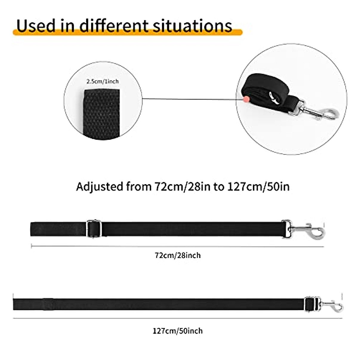 Cotton Horse Bucket Strap Hangers - 4 Pcs Adjustable 28" to 50" Length, Horse Goat Suppliers for Hay Nets, Water Buckets,Barn Hanging, Outdoor Feeders and Heavy Duty Horse Water Feed